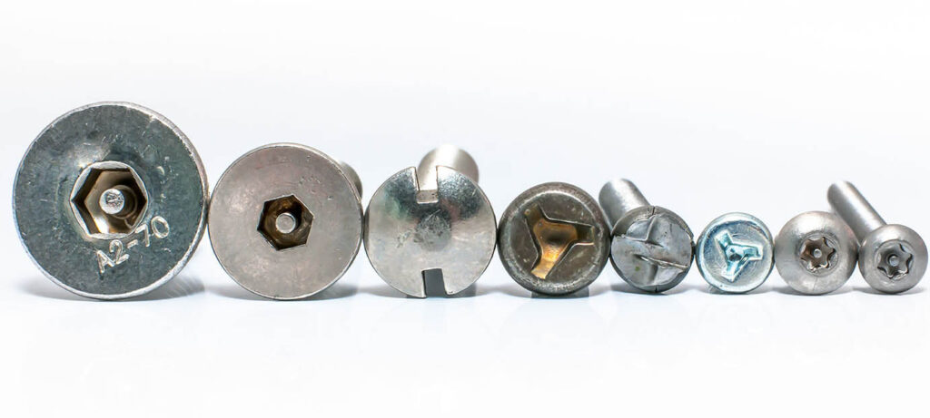 Viti di sicurezza, viti antisvitamento e viti antivandaliche | Pressvit